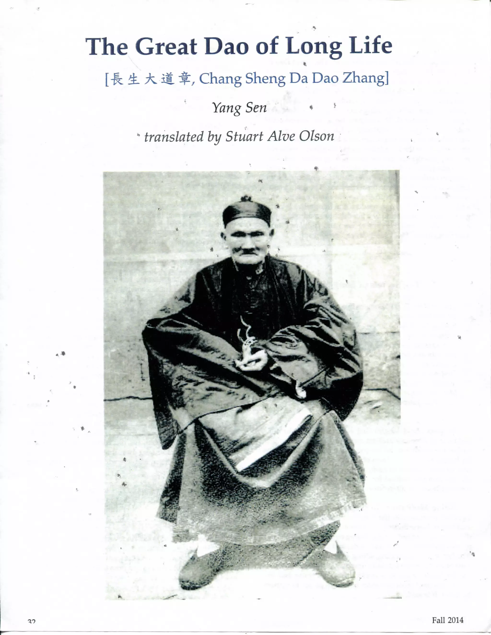 The Great Dao of Long Life | PDF
