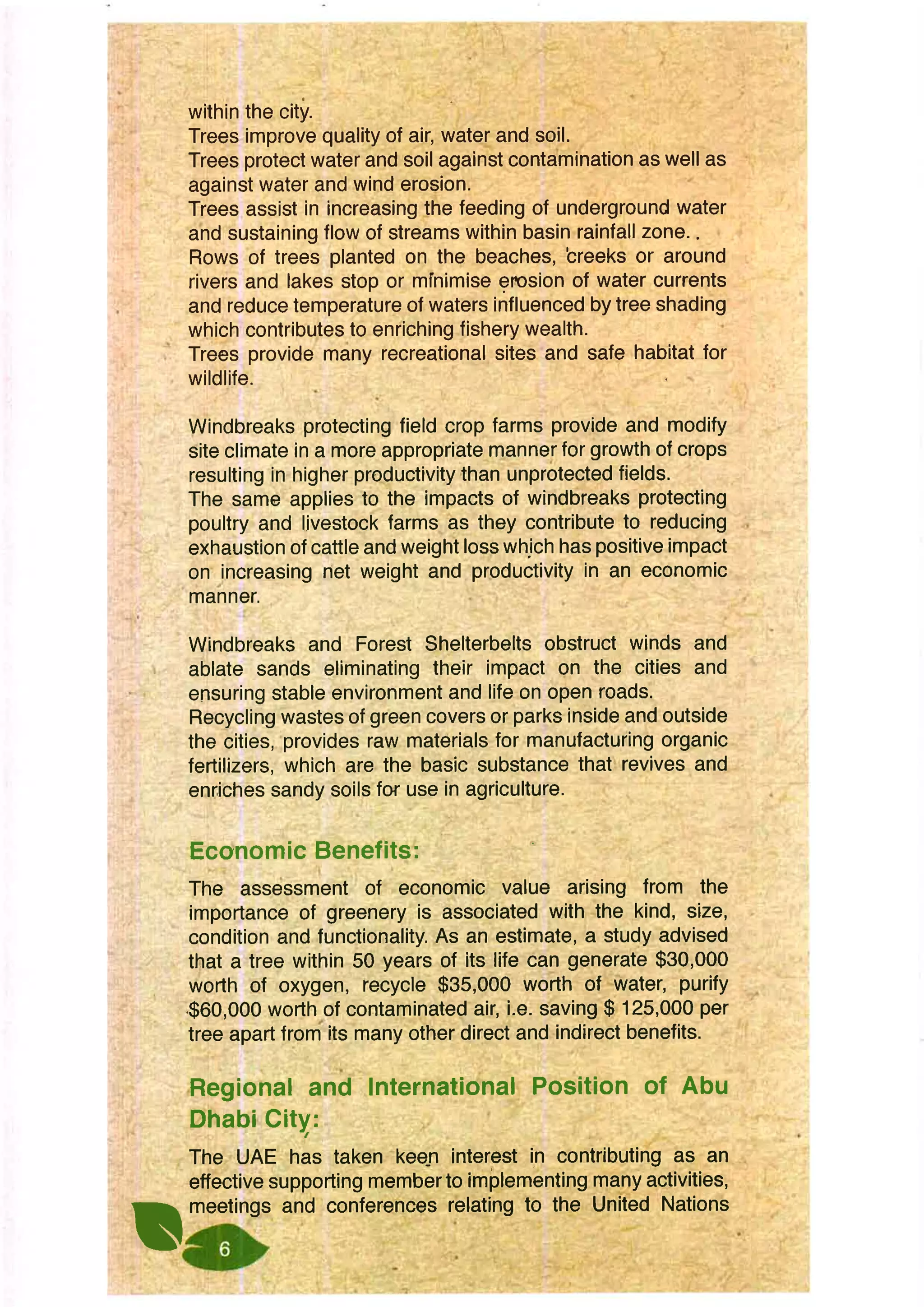 Importance of Greenery for Local Environment – 2010 | PDF