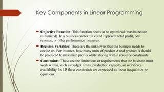 Comprehensive Overview of Linear Programming for Business Optimization ...
