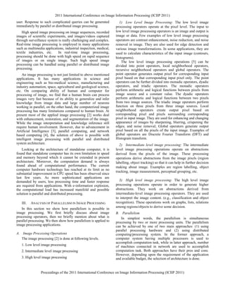 06108870 analytical study of parallel and distributed image processing 2011 | PDF