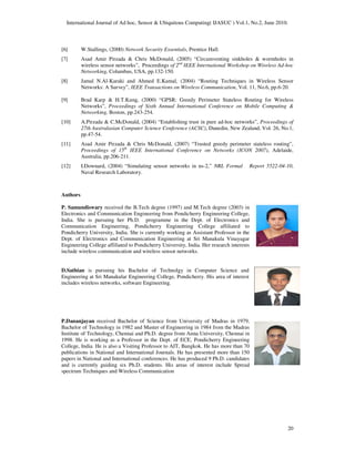 SECURED GREEDY PERIMETER STATELESS ROUTING FOR WIRELESS SENSOR NETWORKS | PDF