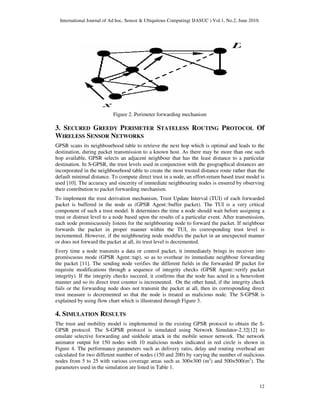 SECURED GREEDY PERIMETER STATELESS ROUTING FOR WIRELESS SENSOR NETWORKS | PDF