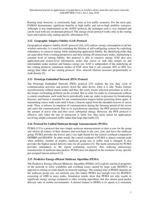 A Review of the Energy Efficient and Secure Multicast Routing Protocols for Mobile Ad Hoc ...