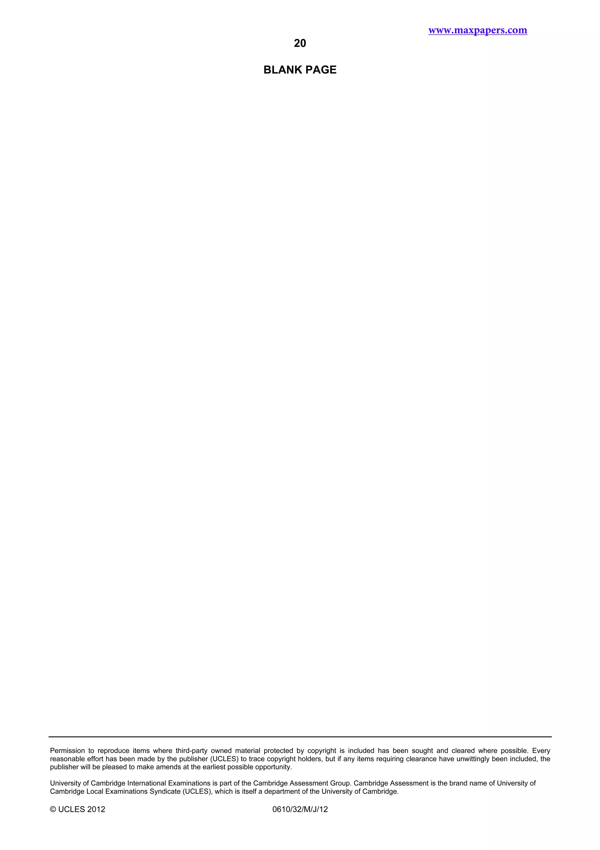 0610 s12 qp_32 | PDF