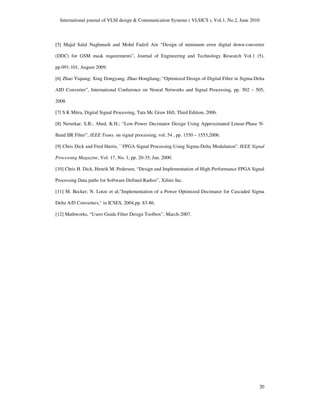 EFFICIENT HARDWARE CO-SIMULATION OF DOWN CONVERTOR FOR WIRELESS COMMUNICATION SYSTEMS | PDF