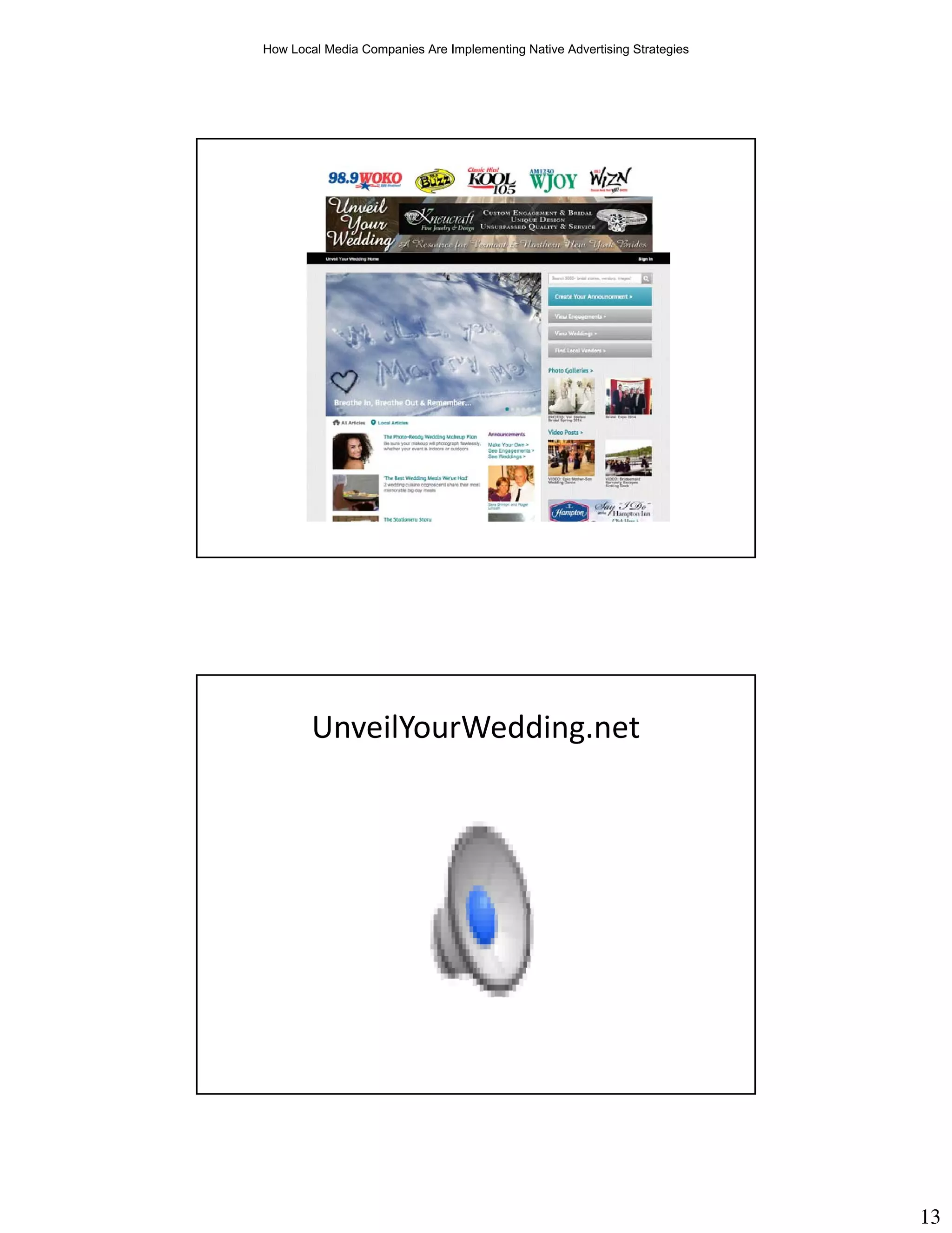 How Local Media Companies are implementing Native Advertising | PDF | Advertising Industry ...