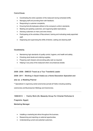 Resume Amr-2 | PDF
