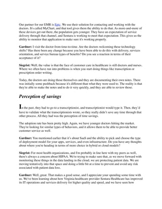 Need for Quality and Speed Powers Sentara's Applications Modernization ...