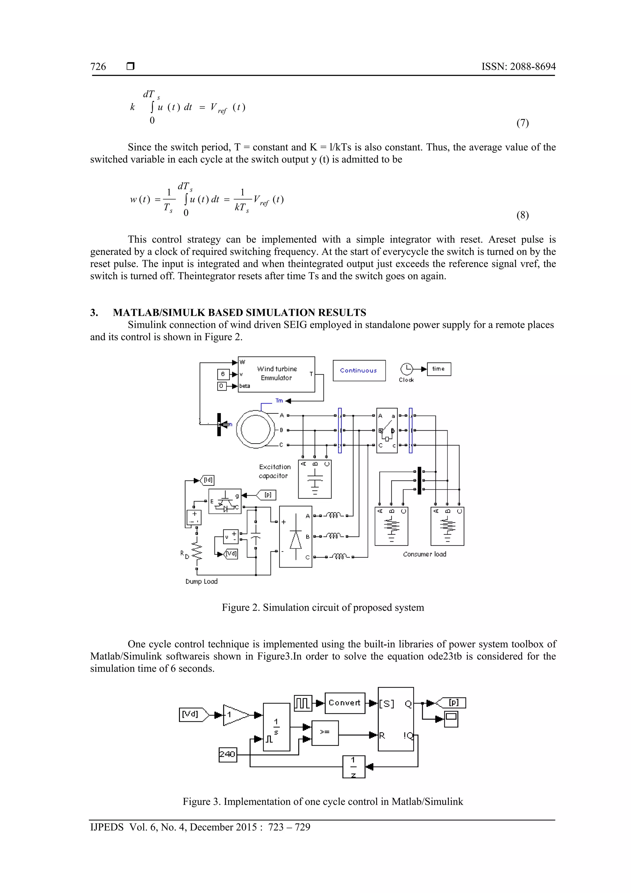 Voltage And Frequency Control Of Variable Speed Induction Generator