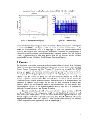 INTERFERENCE-AWARE CHANNEL ASSIGNMENT FOR MAXIMIZING THROUGHPUT IN WMN | PDF | Computer ...