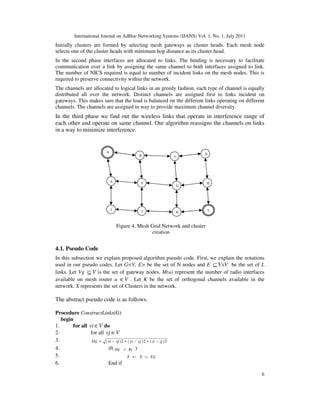 INTERFERENCE-AWARE CHANNEL ASSIGNMENT FOR MAXIMIZING THROUGHPUT IN WMN | PDF