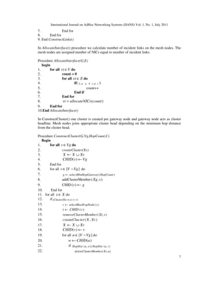 INTERFERENCE-AWARE CHANNEL ASSIGNMENT FOR MAXIMIZING THROUGHPUT IN WMN | PDF