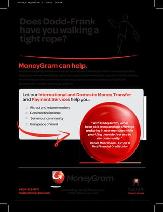 MoneyGram Dodd-Frank Ad | PDF