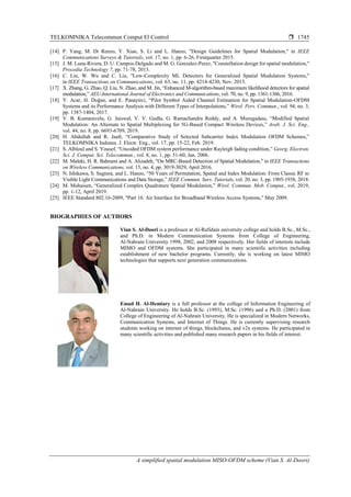 A simplified spatial modulation MISO-OFDM scheme | PDF