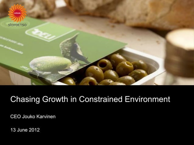 Exane BNP Paribas 14th European Seminar in Paris. Presentation by CEO ...