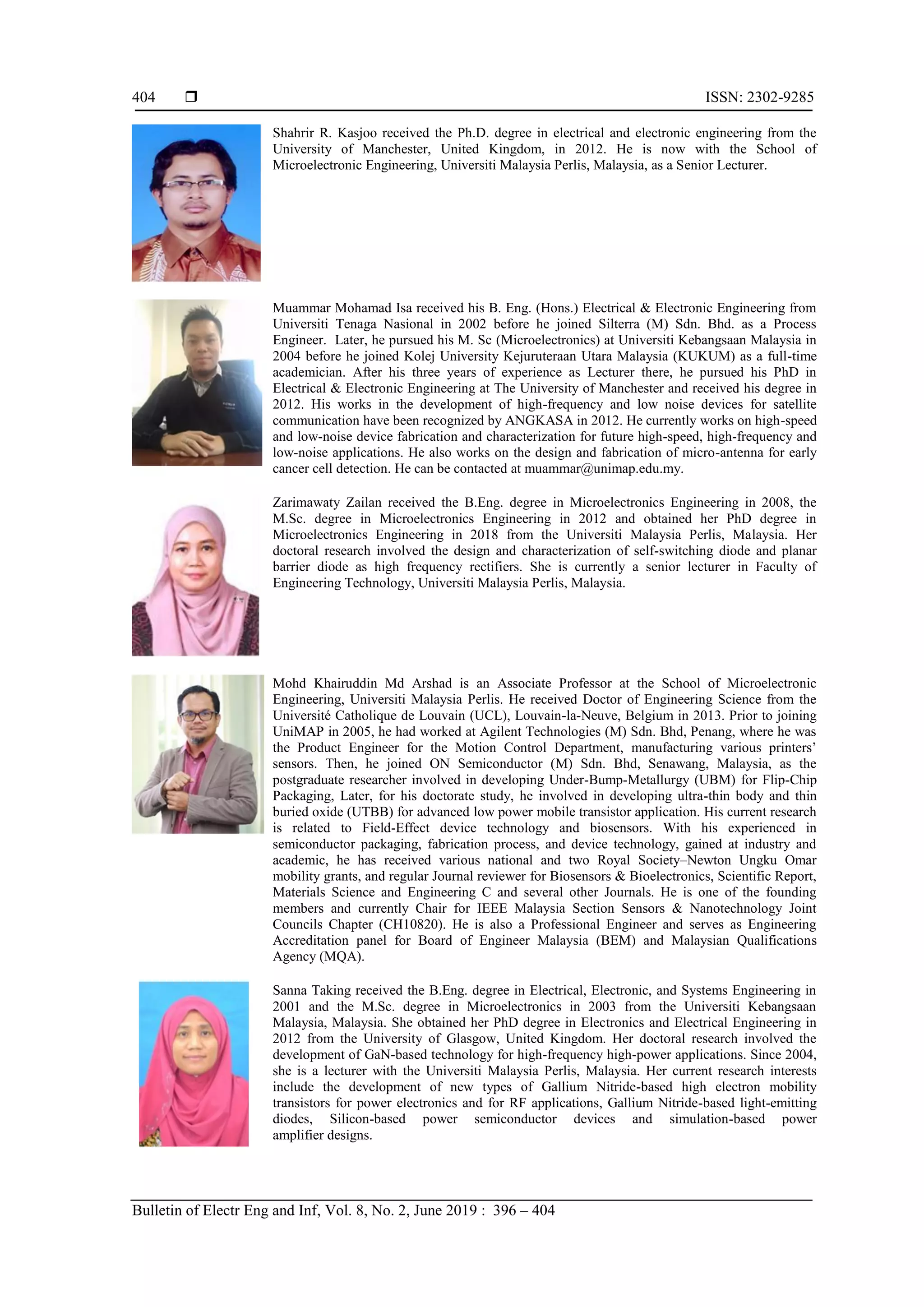 Self-switching diodes as RF rectifiers: evaluation methods and current ...