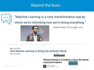 Big Data LDN 2018: HOW AUTOMATION CAN ACCELERATE THE DELIVERY OF MACHINE LEARNING | PDF | Cloud ...