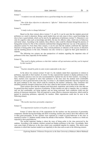 Exploring Students’ Politeness Perspectives at the State University of ...