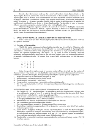 Modified Playfair cryptosystem for improved data security | PDF ...