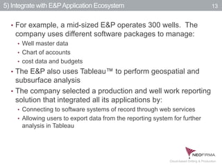 Production & Well Work Reporting: 7 Keys to Success | PPTX