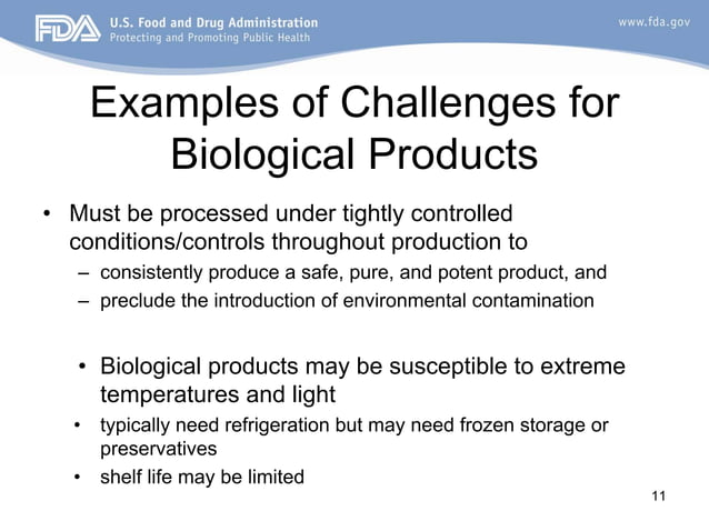 FDA Presentation on Biologics | PDF | Pharmaceutical Industry | Industries