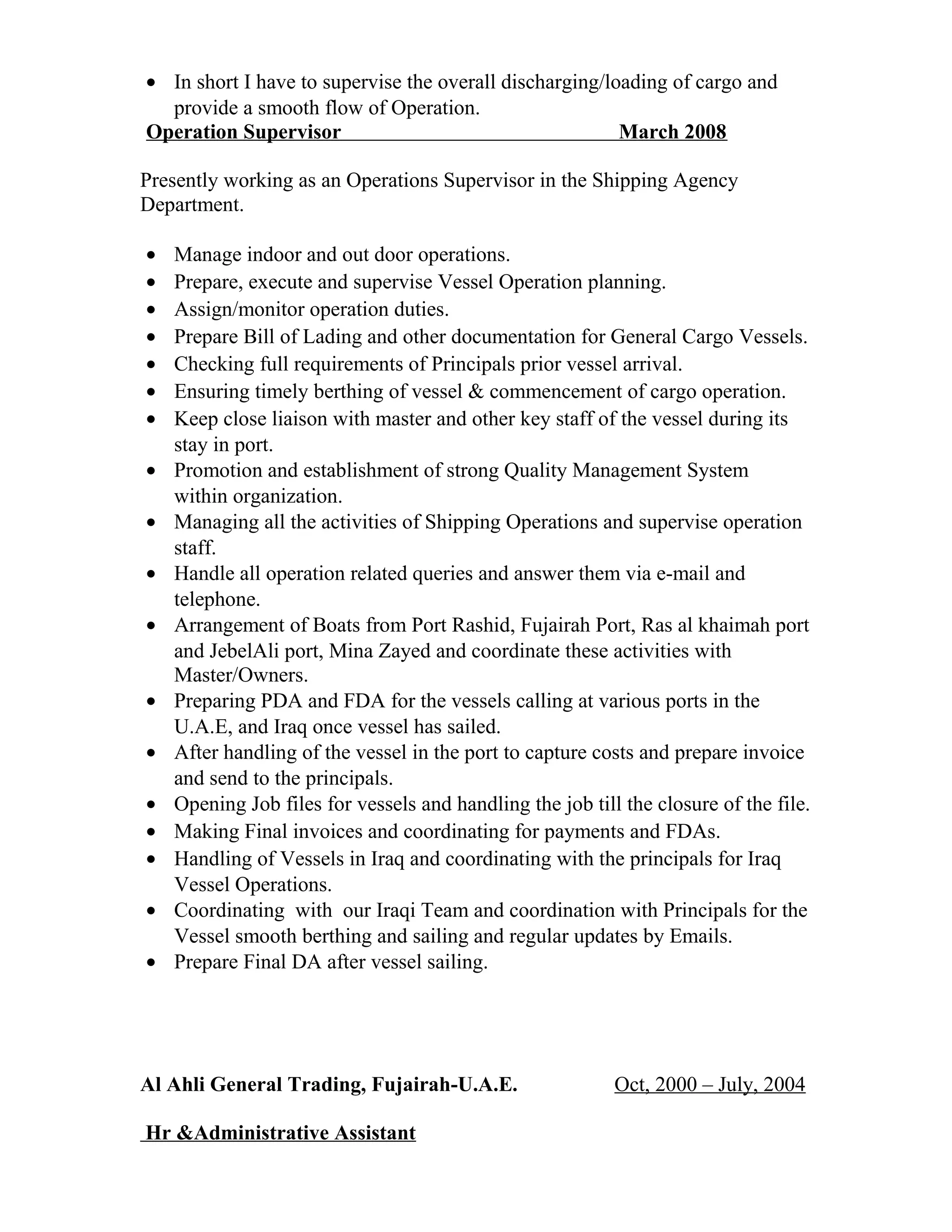 abbas_cv - updated | DOC | Human Resources | Business