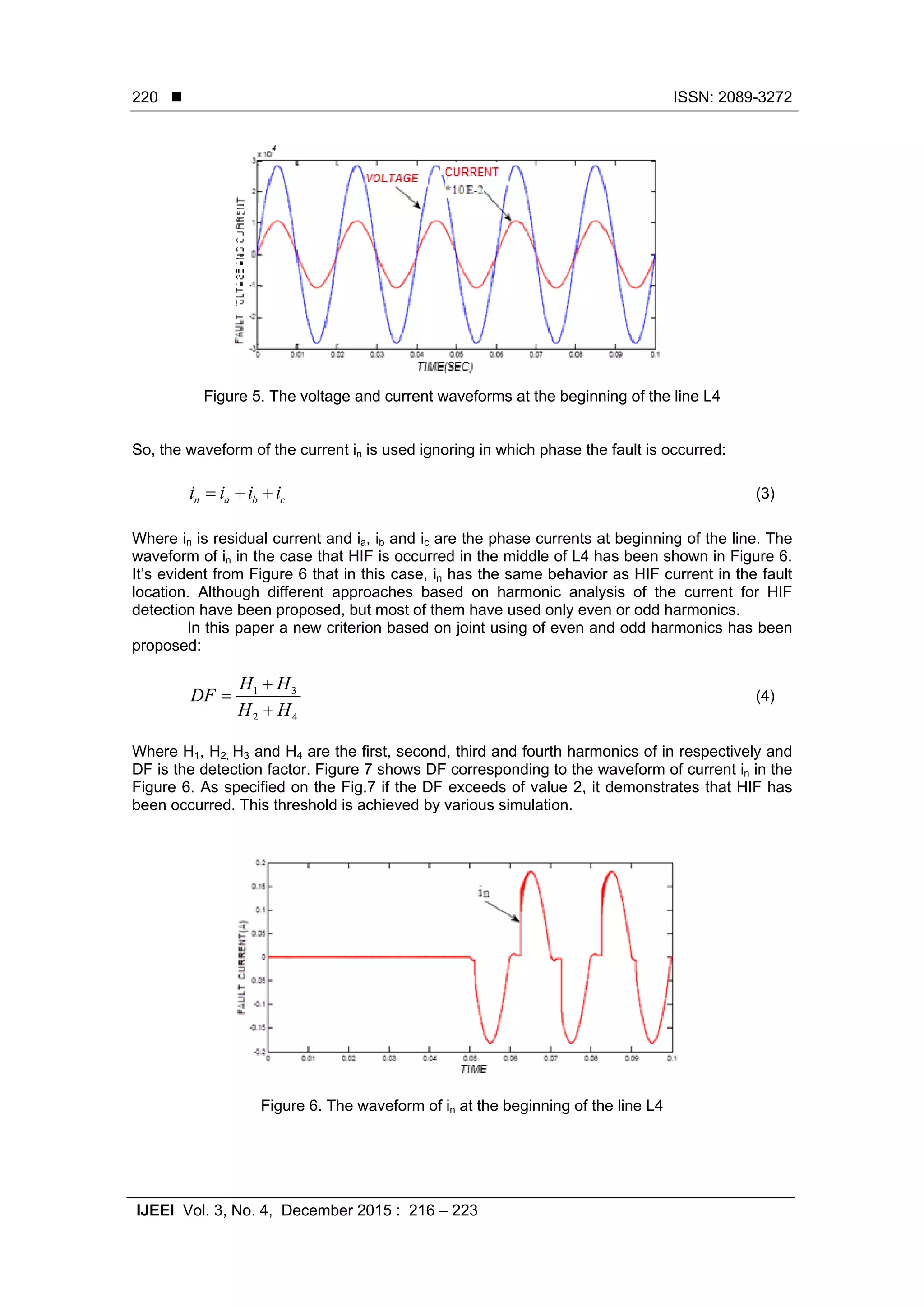 High Impedance Fault Detection in Power Distribution Networks with Use of Current Harmonic-Based ...