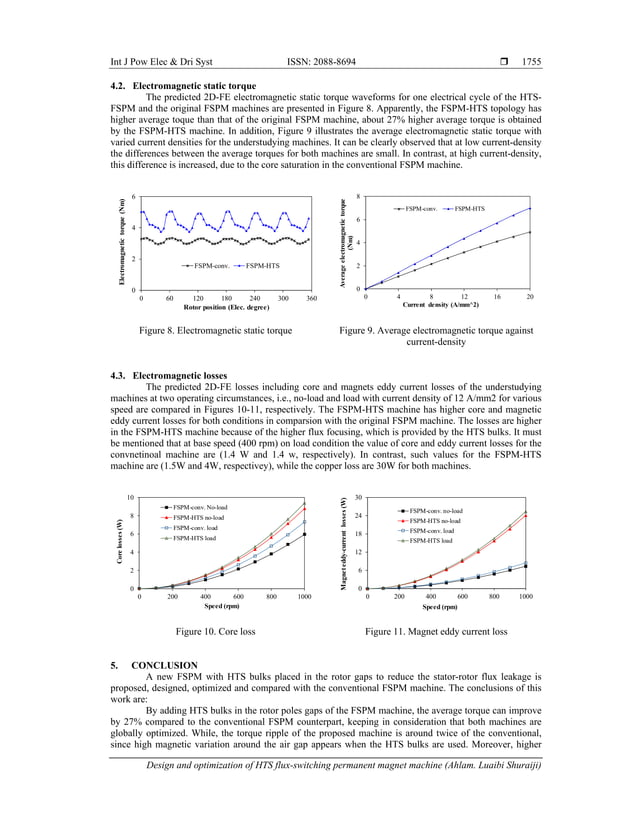 Design and optimization of HTS flux-switching permanent magnet machine | PDF