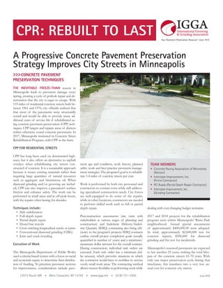 A Progressive Concrete Pavement Preservation Strategy Improves City ...