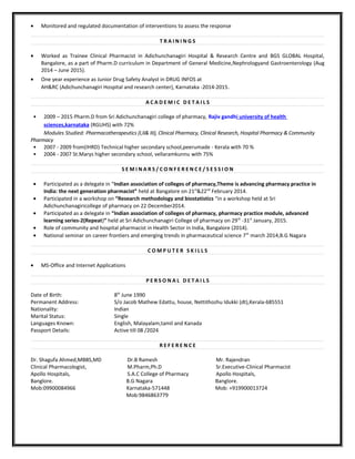 charles jacob,Pharm.D | DOC | Pharmaceutical Industry | Industries