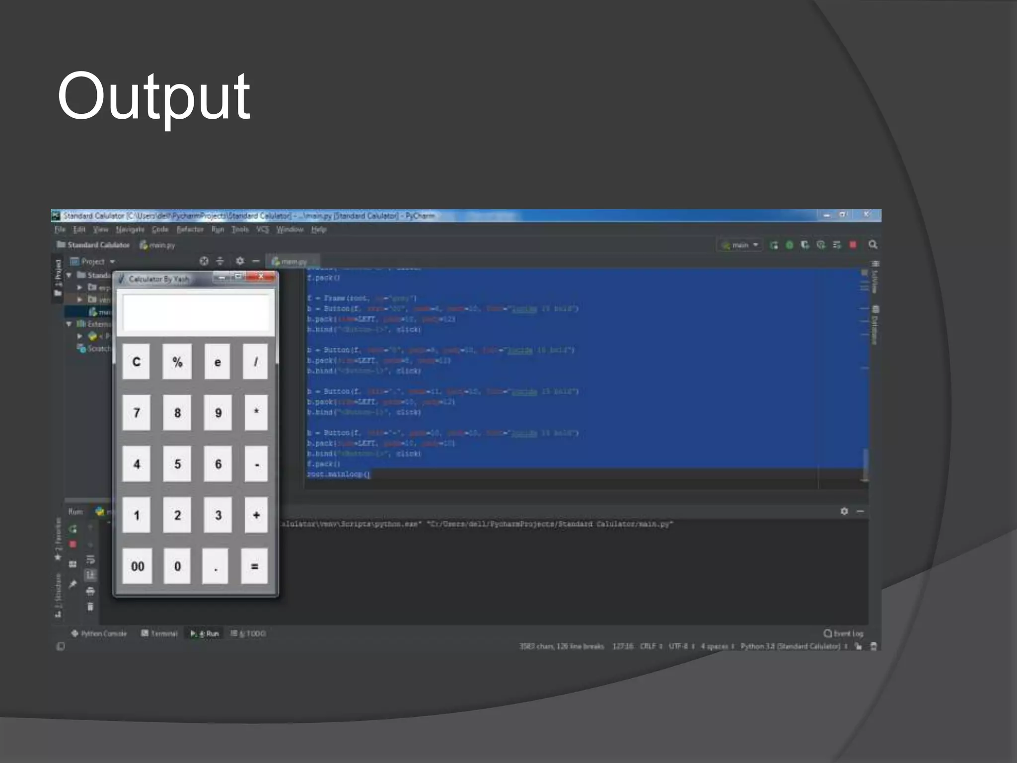 Simple calulator using GUI tkinter.pptx