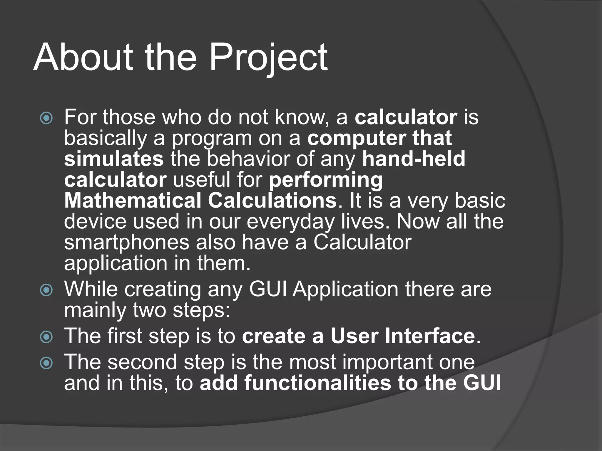 Simple calulator using GUI tkinter.pptx