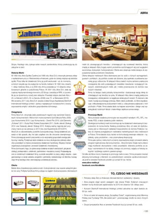 Case study marki Abra z Albumu Superbrands Polska 2015 | PDF