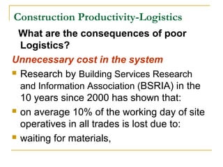 062 Logistics & Productivity PART 1 | PPT