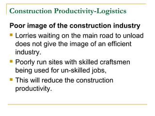 062 Logistics & Productivity PART 1 | PPT