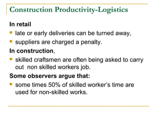 062 Logistics & Productivity PART 1 | PPT
