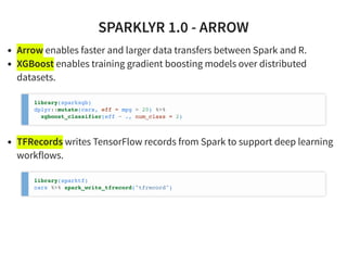 Running R at Scale with Apache Arrow on Spark | PDF