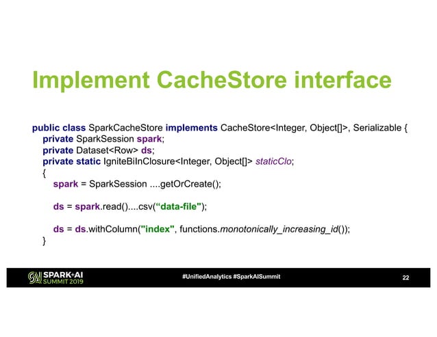 Distributed ML/DL with Ignite ML Module Using Apache Spark as Database | PPT