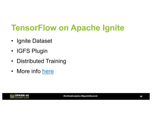Distributed Mldl With Ignite Ml Module Using Apache Spark As Database Ppt