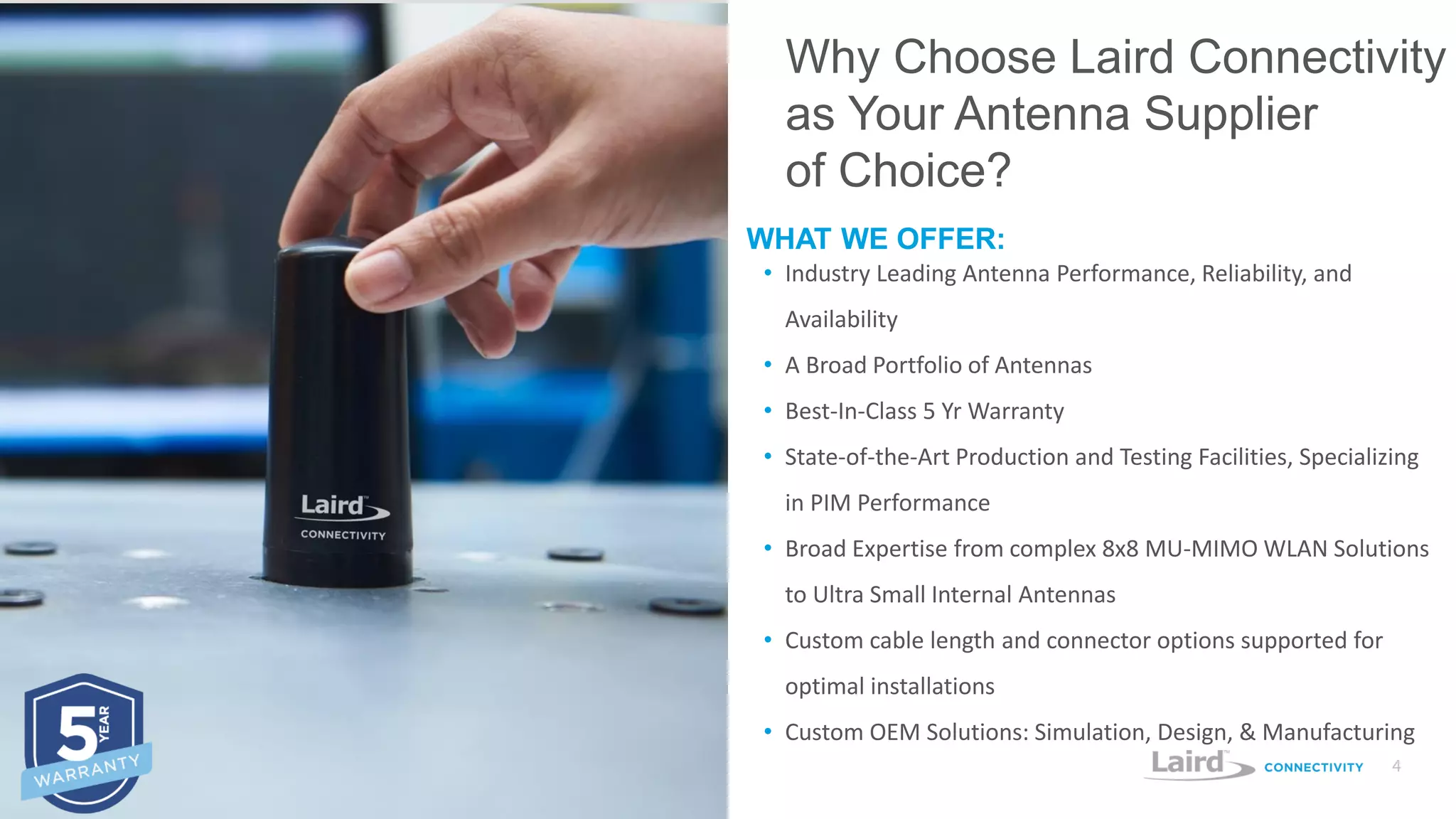 Antenna Solutions from Laird Connectivity | PDF