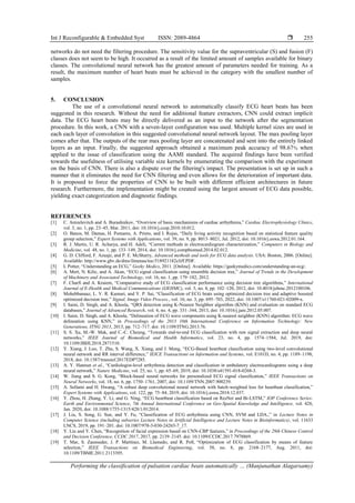 Performing the classification of pulsation cardiac beats automatically by using CNN with various ...