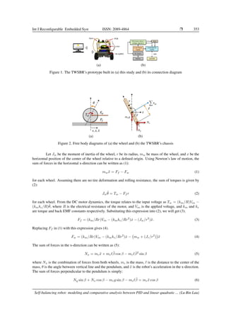 Self-balancing robot: modeling and comparative analysis between PID and linear quadratic ...