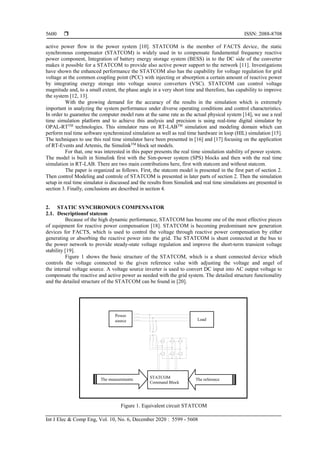 Real-Time simulation of static synchronous condenser for compensation of reactive power | PDF