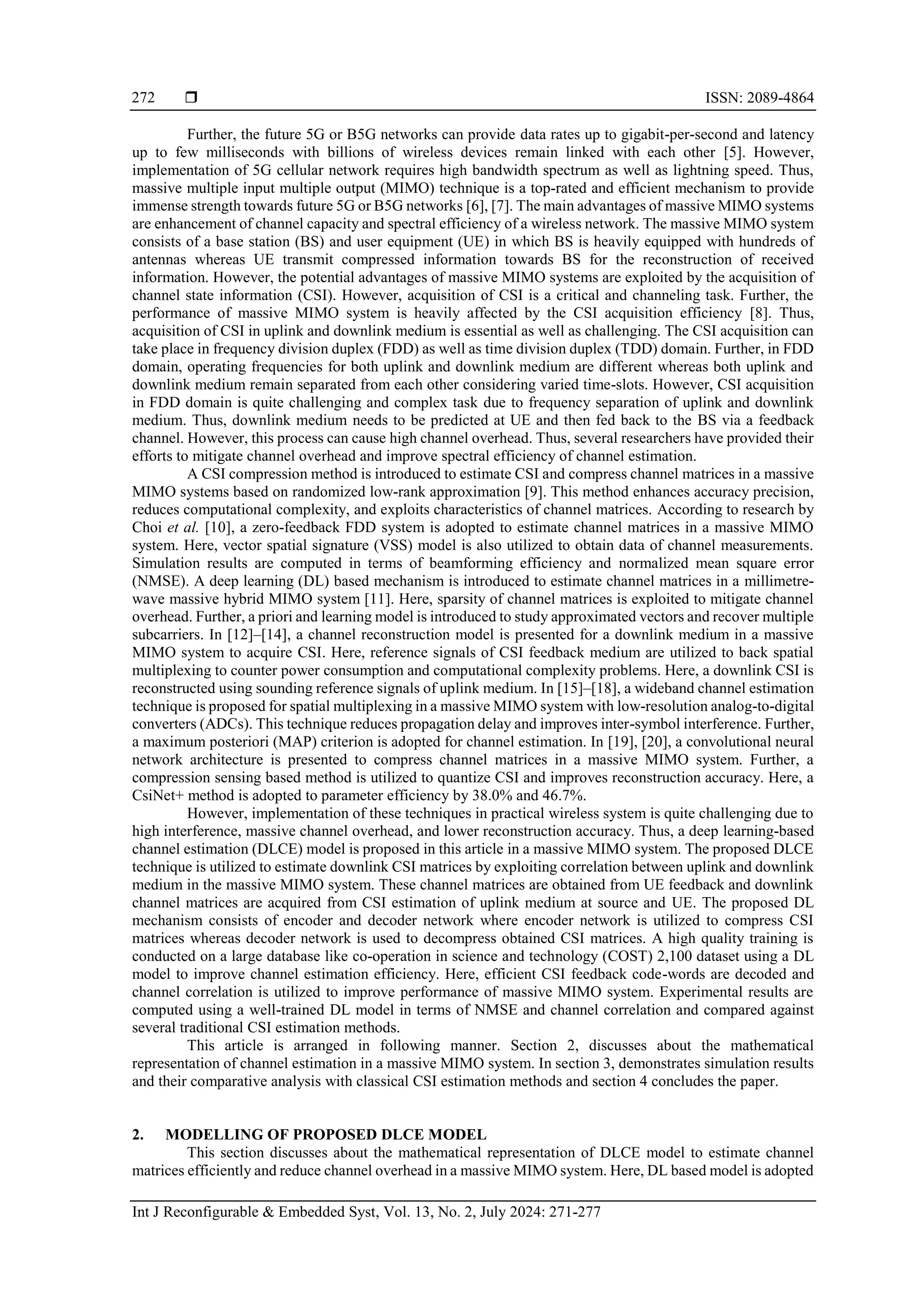 Deep learning-based channel estimation with application to 5G and beyond networks | PDF