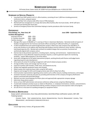 Kerryann Lennane Resume v5 | PDF