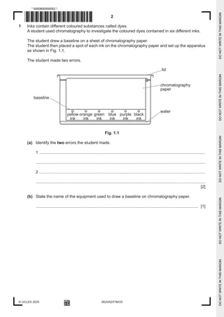 0620_m25_qp_62.pdf igcse chemi jstry papa | PDF
