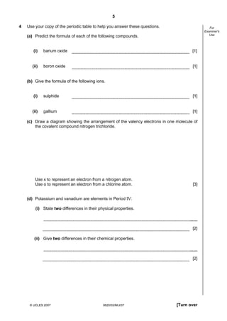 0620 s07 qp_3 | PDF