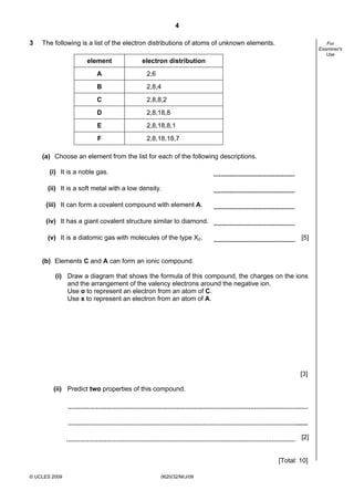 0620 s09 qp_3 | PDF