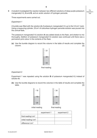 0620 s11 qp_61 | PDF