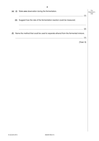 0620 s13 qp_61 | PDF